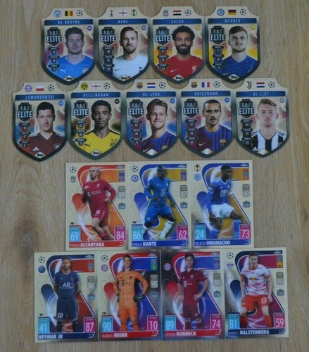 Match Attax Champions League 21/22 Chrome Shield & Preview Karten 2021/ ...