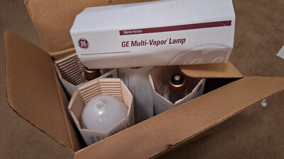 Box Of 5x GE Lighting 43828 MVR400/U Multi Vapor Metal Halide Lamps ...
