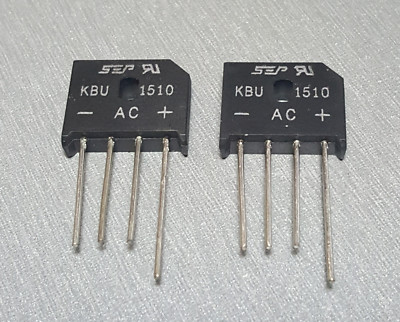 KBU1510 1000V 15A Plastic Bridge Rectifier Pack of 2 | eBay Australia