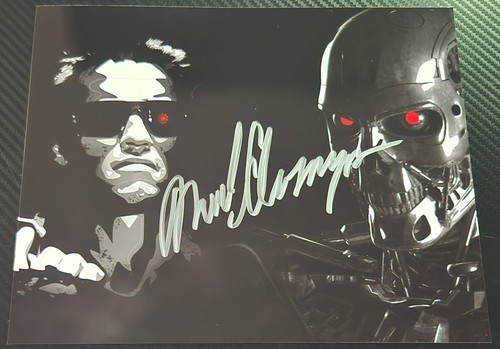 Arnold Schwarzenegger Terminator Signed 8x10 COA Autograph Photograph ...