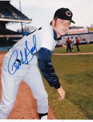 RICH HAND CLEVELAND INDIANS ACTION SIGNED 8x10 | eBay