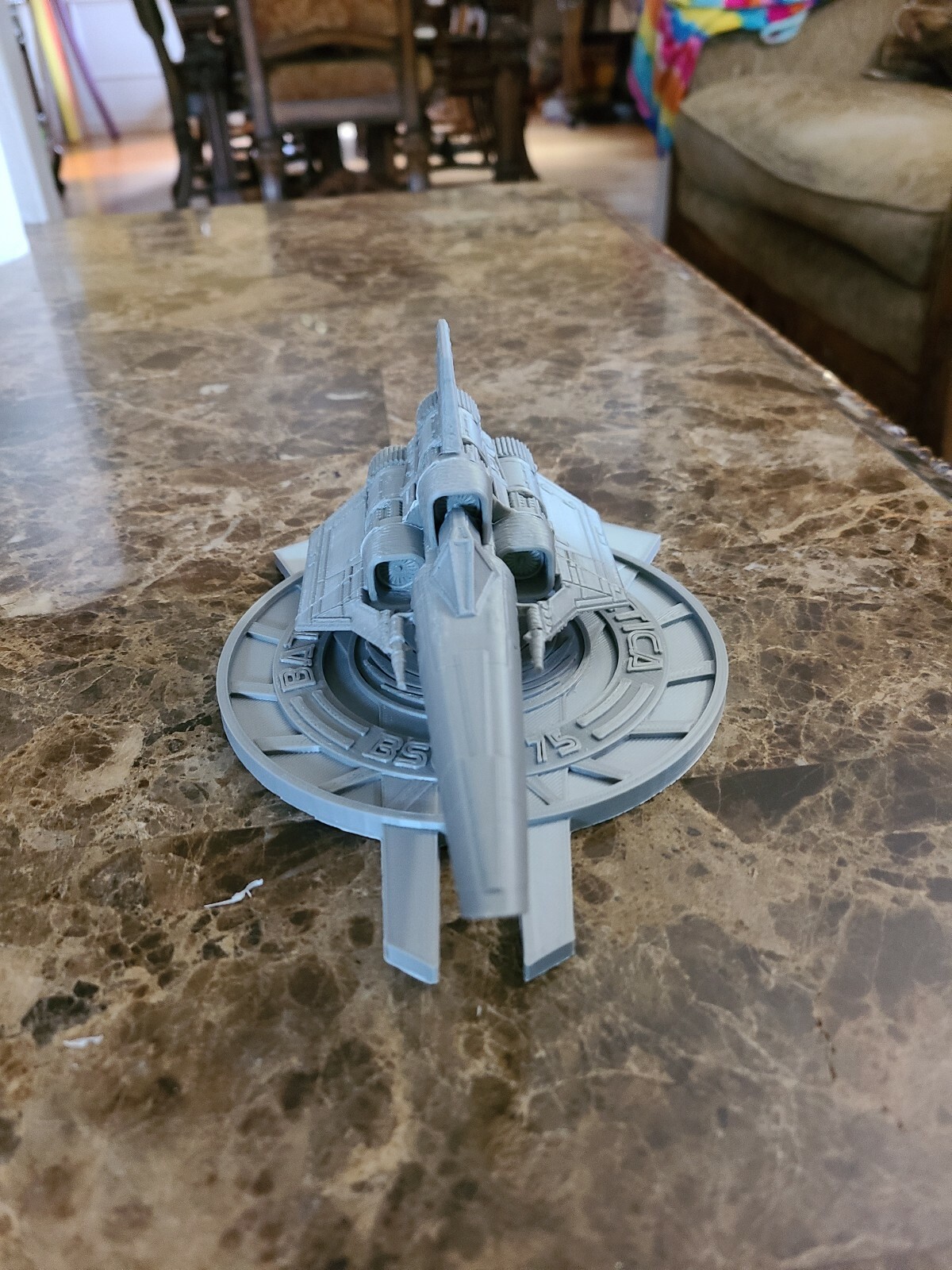 1978 Battlestar Galactica Viper Mark I 3d printed colonial viper on ...