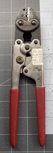 Raychem AD-1377 22-16 AWG Commercial Grade Butt Splices Crimper Tool ...