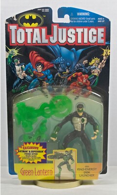 Green Lantern Action Figure Total Justice DC Comics Toy Kenner 1996 New ...