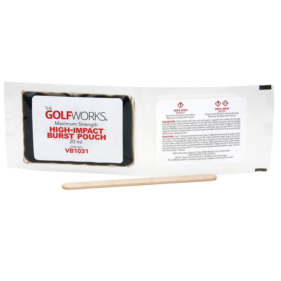 The GolfWorks Maximum Strength High Impact Epoxy 20ml Burst/30ml/50ml ...