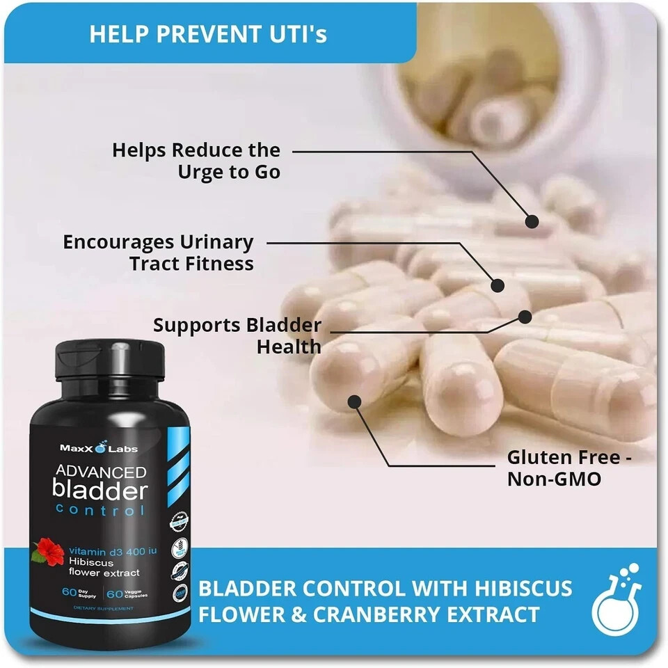 Bladder Control Supplement - Overactive Bladder Control Pills - Potent ...