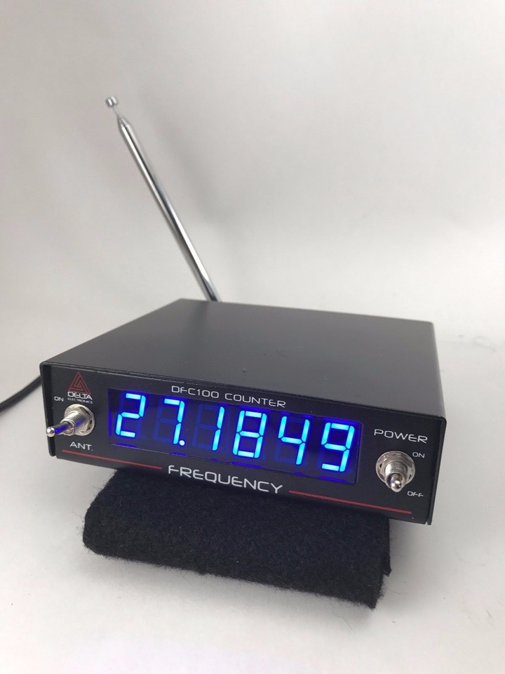 DELTA DFC100 InLine or Wireless 6 DIGIT FREQUENCY COUNTER BLUE LED CB ...