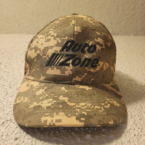 Auto Zone Employee Digital Camo Green Beige Adjustable Hat Cap | eBay