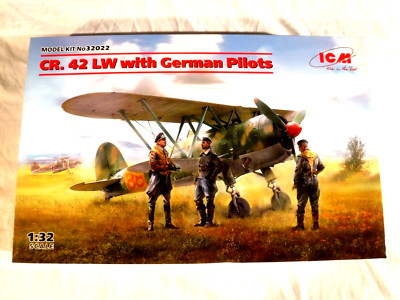 1/32 ICM Italian Fiat CR 42 LW w/ German Pilots # 32022 Sealed Box | eBay