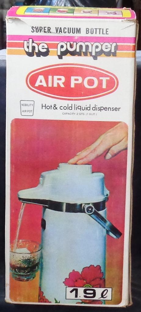 Wonderful Gently Used The Pumper Air Pot - Hot & Cold Liquid Dispenser ...