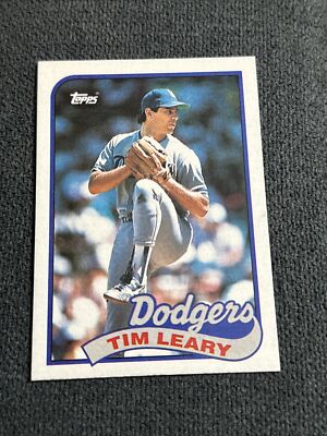 1989 Topps Los Angeles Dodgers Baseball Card #249 Tim Leary SPA4 | eBay