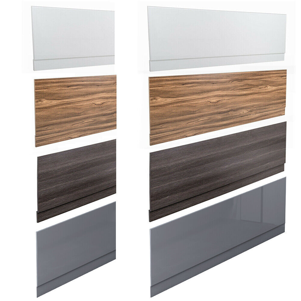 Bathroom MDF Wooden Bath Adjustable Front Side End Panel Easy Cut Sizes ...