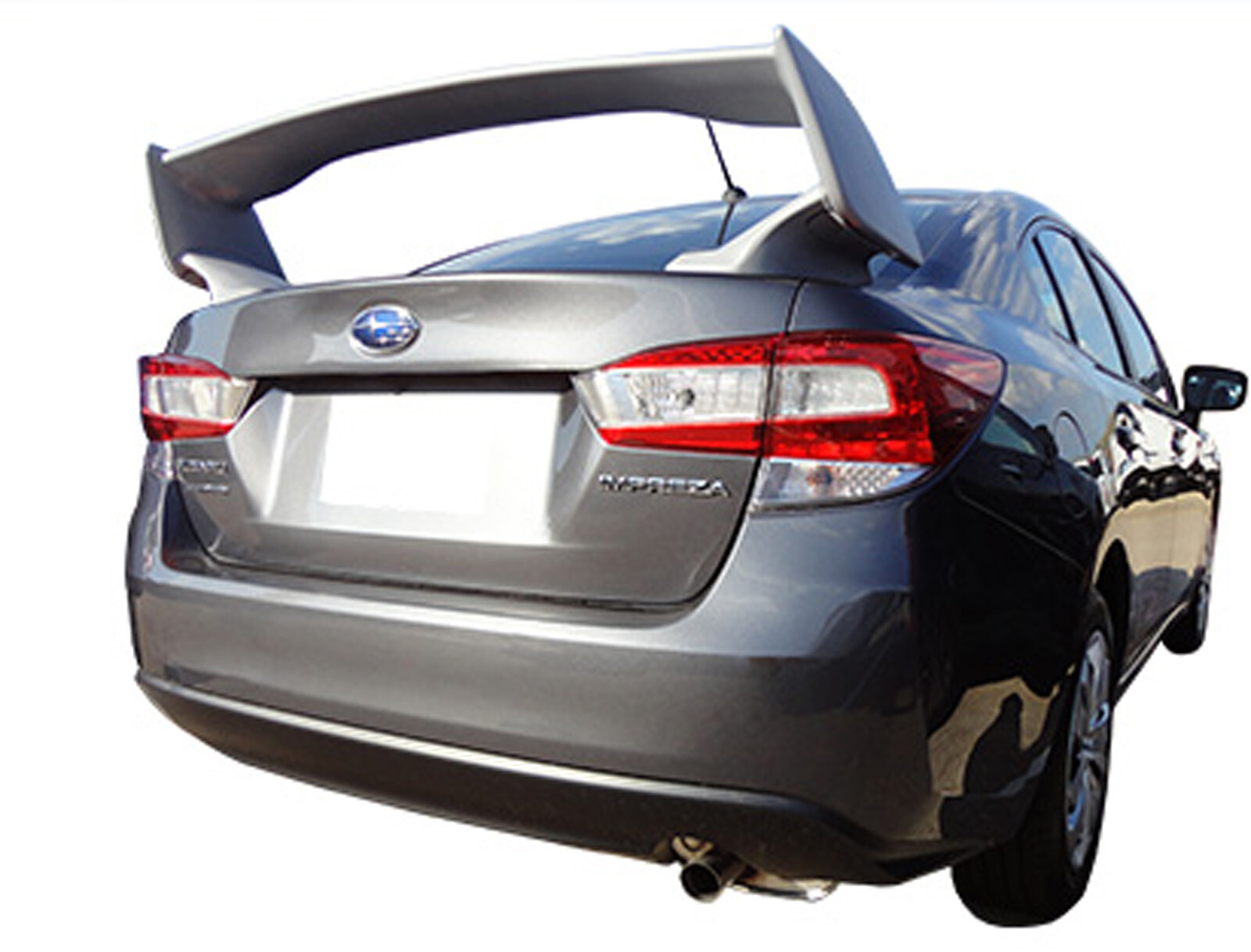 PAINTED SPOILER FOR A SUBARU IMPREZA 4-DOOR CUSTOM STYLE 2017-2023 | eBay