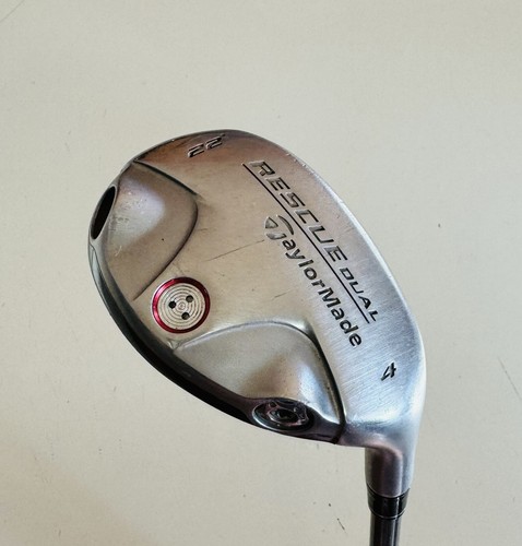 TaylorMade Rescue Dual 4 Hybrid 22° 65g Regular Flex Graphite Shaft RH ...