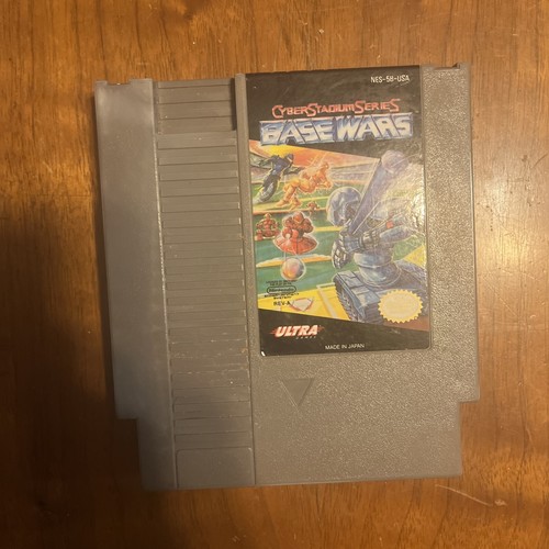 Cyber Stadium Series Base Wars Nintendo NES Authentic Cart Only Tested ...
