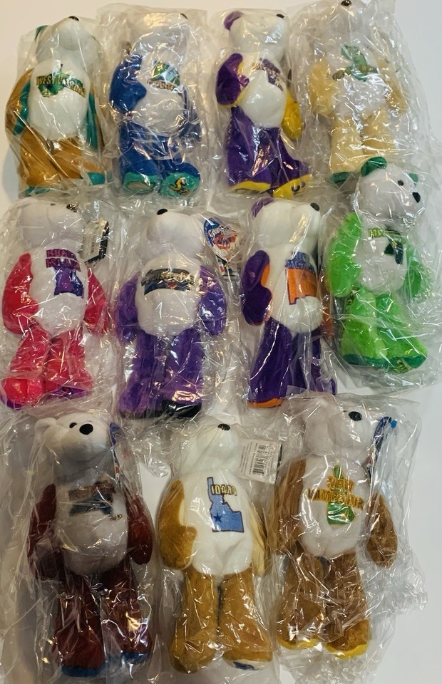 Limited Treasures Collectible State Quarter Coin Bears Complete Set 5 ...
