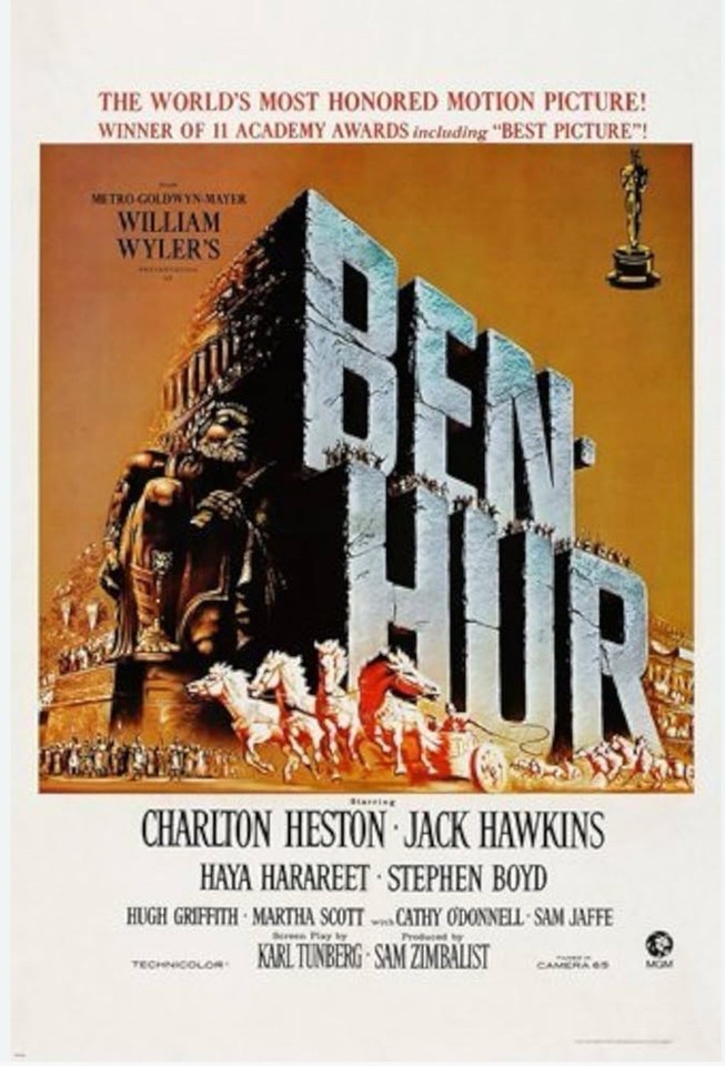 Ben-Hur Movie 1959 Screen Used Prop Sheik Ilderim Gold Coin Charlton ...