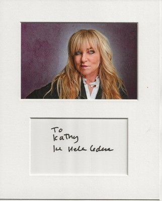 Helen Lederer comedy signed genuine authentic autograph signature UACC ...