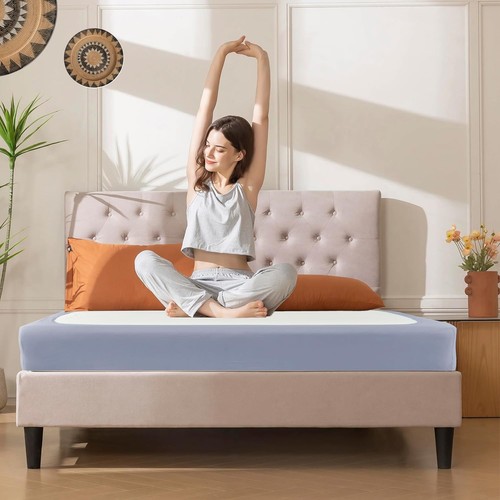 Biscaynebay Decorative Box Spring Cover Queen Size, Silver Queen, Grey ...