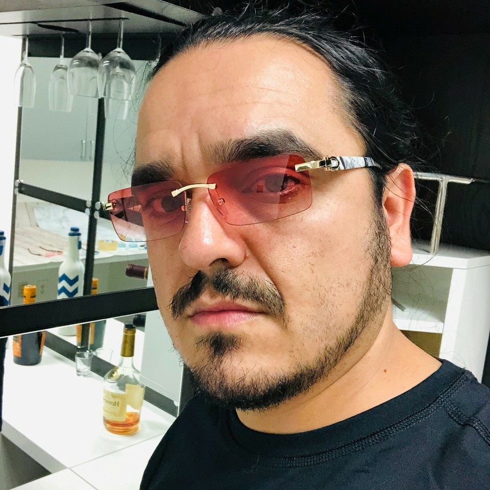 Mens CLASSY Style Wood Buffs Vintage Square Style Clear Marble Lens Eye ...