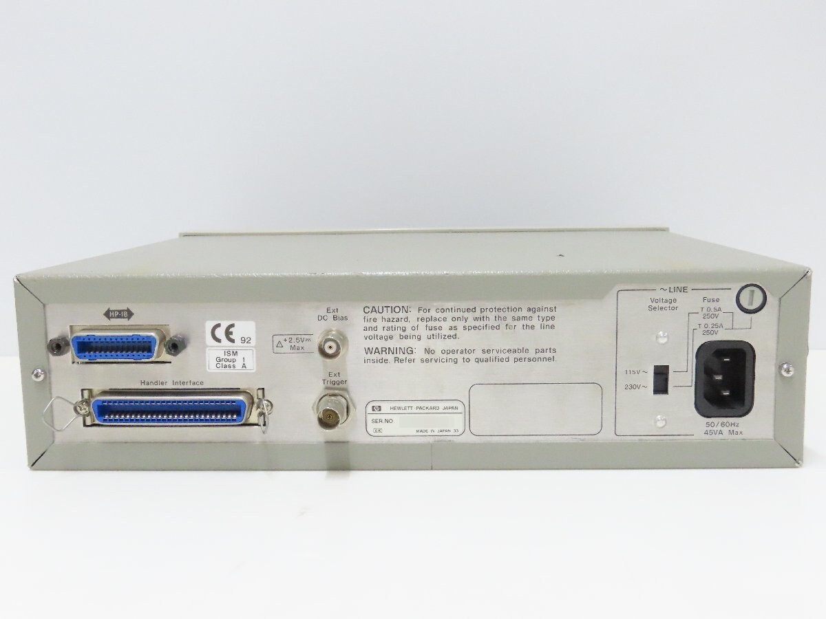 HP 4263A LCR meter/TEST FIXTURE 16047A included #61 | eBay