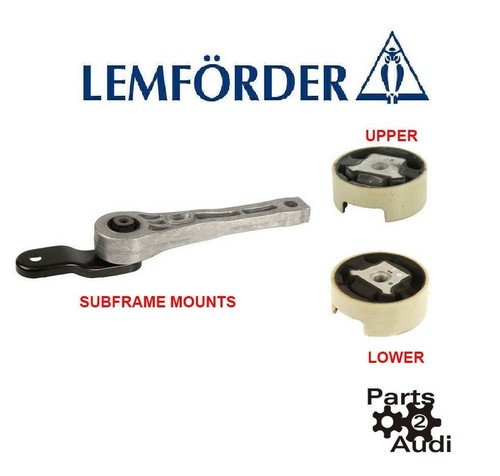 Engine Mount Motor Set w Subframe Mounts For Audi Volkswagen made by ...