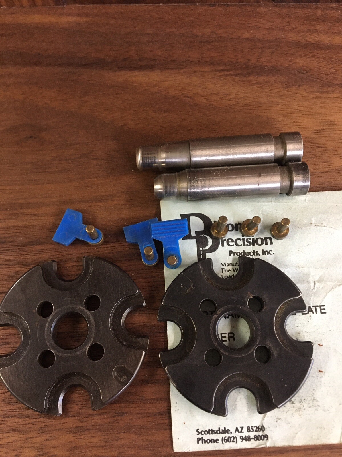 Shell Plate Holder X2 No. 1 Dillon 45acp RL450 And RL 550 Powder Funnel ...