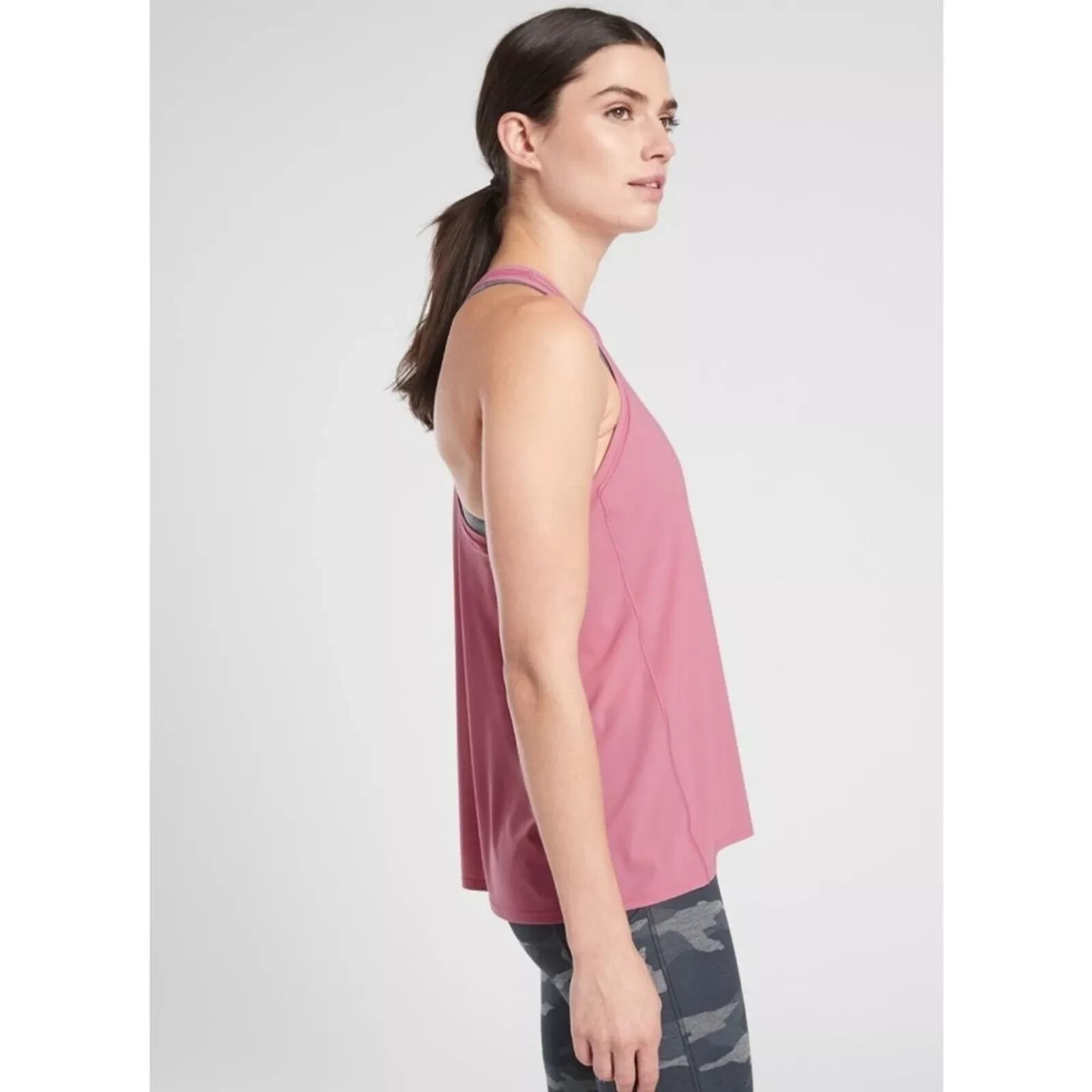 ATHLETA Ultimate Train Tank Top 530586 Sleeveless Racerback Shirt Pink ...