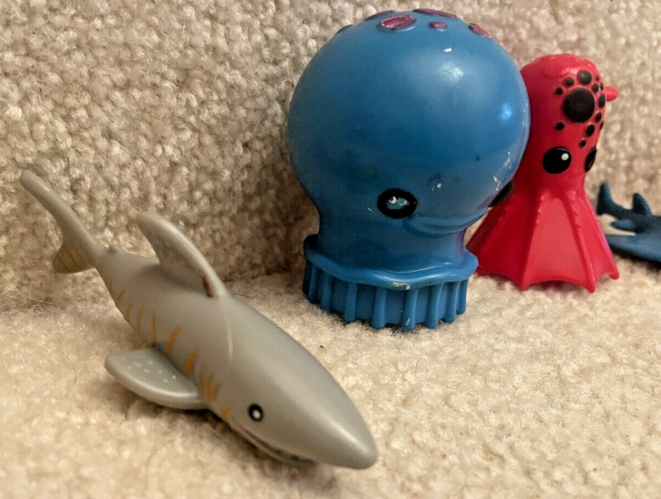 5 Fisher Price Octonauts Sea Creatures Figures Lot Eel Angler Fish Ray ...