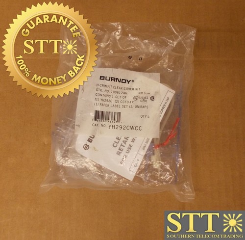 YH292CWCC BURNDY H-TAP COVER KIT CLEAR NEW | eBay