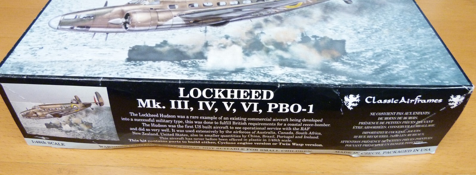 1/48 Classic Airframes Lockheed Hudson Model 14 Mk I - Open Box ...