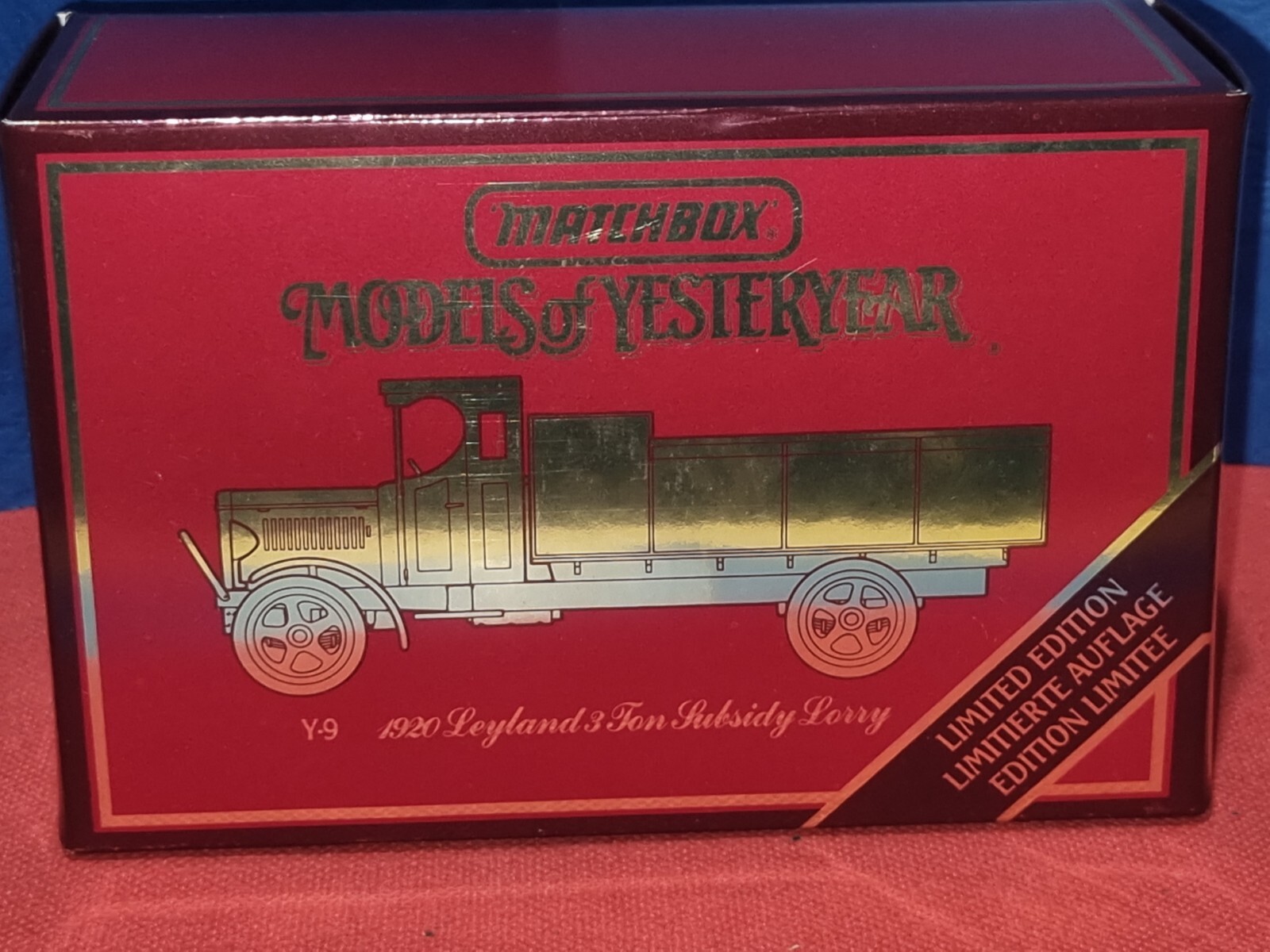 Matchbox Y-9 1920 Leyland 3 Ton Subsidy Lorry A Luff & Son Boxed ...