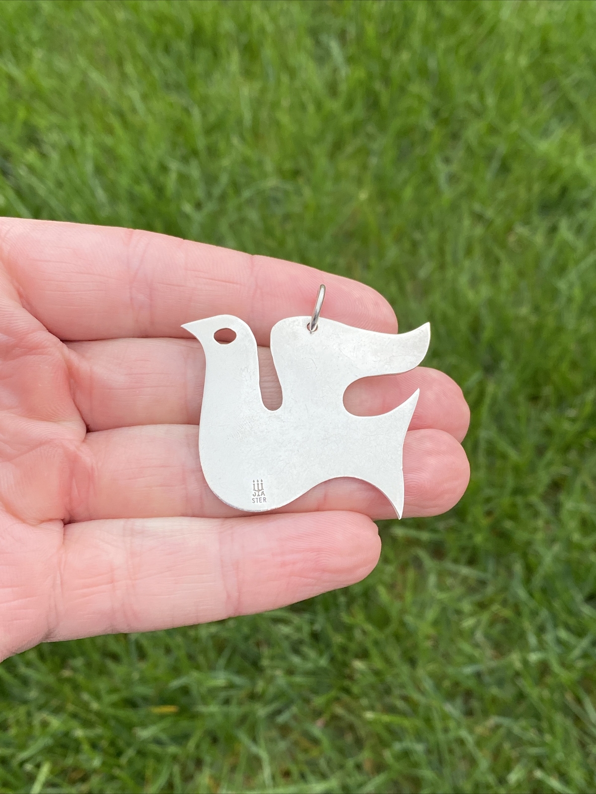 Designer James Avery Sterling Silver Flying Dove Bird… - Gem