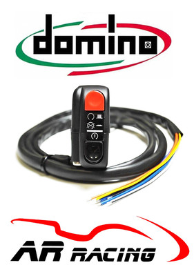 Domino Universal Start Stop Kill Switch + Starter Button in Black | eBay UK