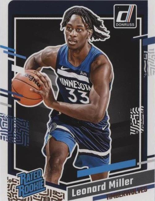 2023-24 Panini Donruss - Rated Rookie Leonard Miller #209 (RC) for sale ...