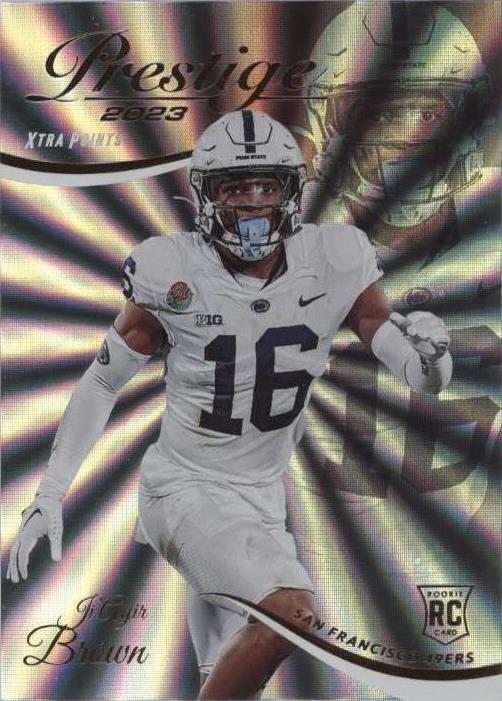 2023 Panini Prestige - Rookies Ji'Ayir Brown #349 Xtra Points Sunburst ...