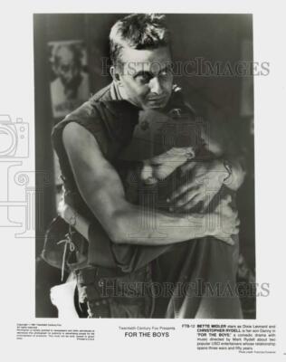 1991 Press Photo Bette Midler & Christopher Rydell in "For The Boys" | eBay