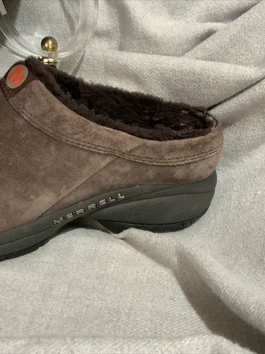 Merrell Primo Chill Chocolate Suede Slides Clogs J63258 Size US 8 EU 38 ...