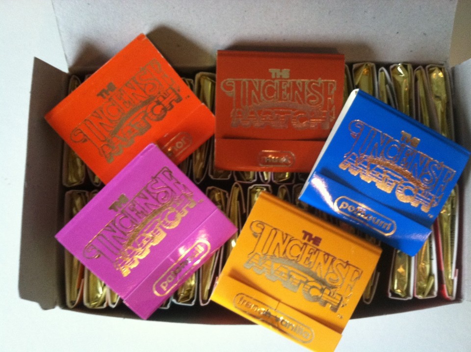 Incense Match Books - Assortment Variety Scented Matches 10 Pack- FLASH ...