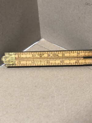 NEW FROM 1920-1922 STANLEY 84 DRAFTING RULER-SWEETHART LOGO ENGINEER ...