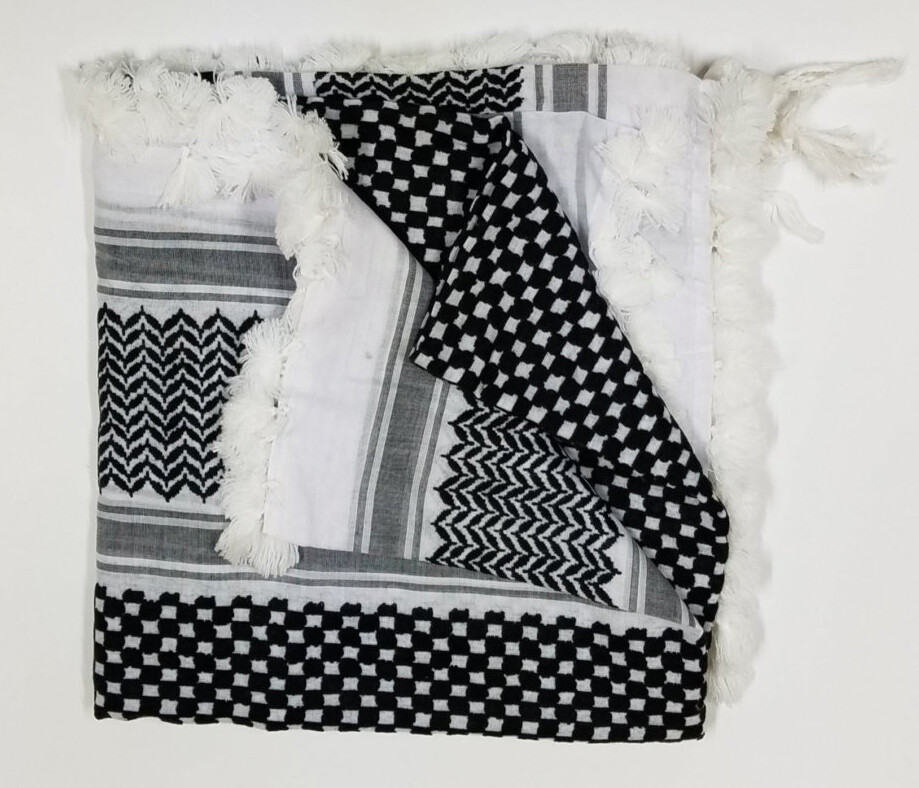 Original Traditional Palestinian Arafat Shawl Shemagh Kaffiah BEST ...