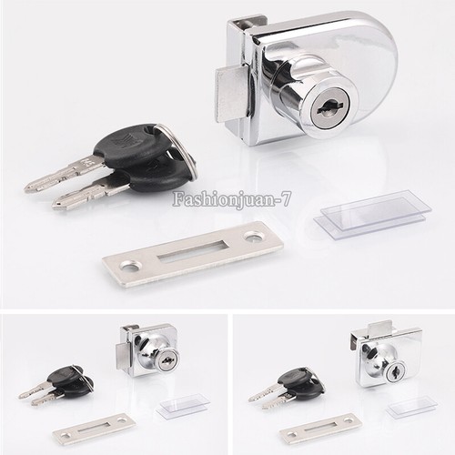 NEW 8PCS Zinc Alloy Glass Cabinet Lock Jewelry Display Counter Cabinet ...