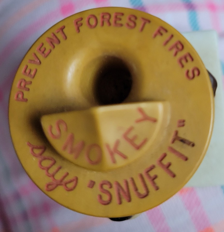 Vintage Smokey Bear Snuff-It Cigarette Snuffer Ashtray Made In USA ...