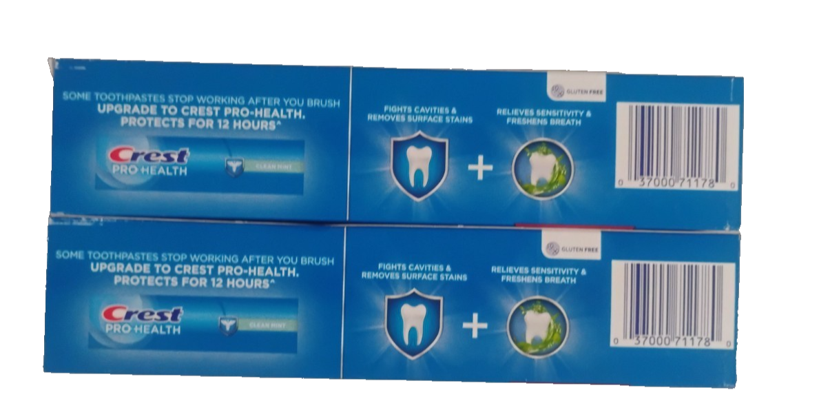 2x Crest Plus 7.0 oz. Ea. Premium Sensitive Toothpaste Foam & Whitening ...