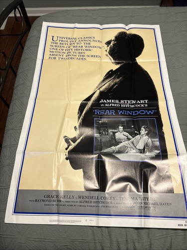 Rear Window (1983 Re-release) Original Folded 27 x 40 Theatrical Movie ...