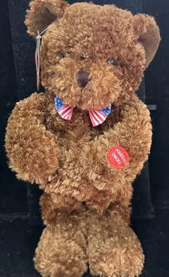 Musical Teddy Bear Figure, 14in by Chantilly Lane-Plays James Brown, I ...