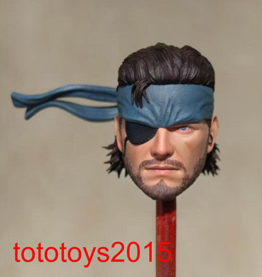 1:6 1:12 1:18 Solid Snake Men Head Sculpt for 12'' 6'' 3.75''Male ...