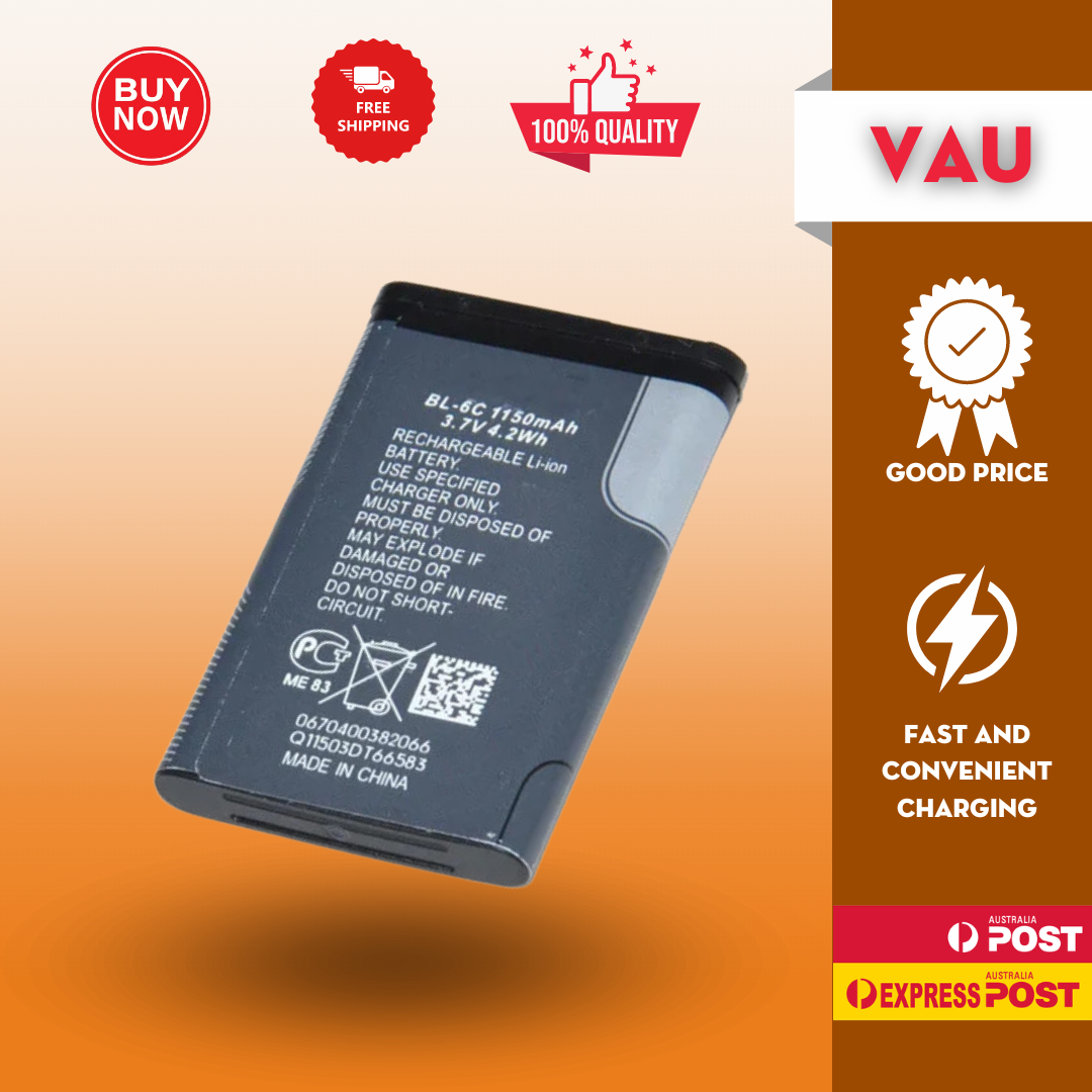 Replacement Battery BL6C BL-6C for NOKIA 3620/3660 6012 6015 6015i ...