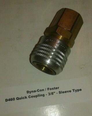 Dyna-Con / Foster D460 Quick Coupling - 3/8" - Sleeve Type - One Way ...