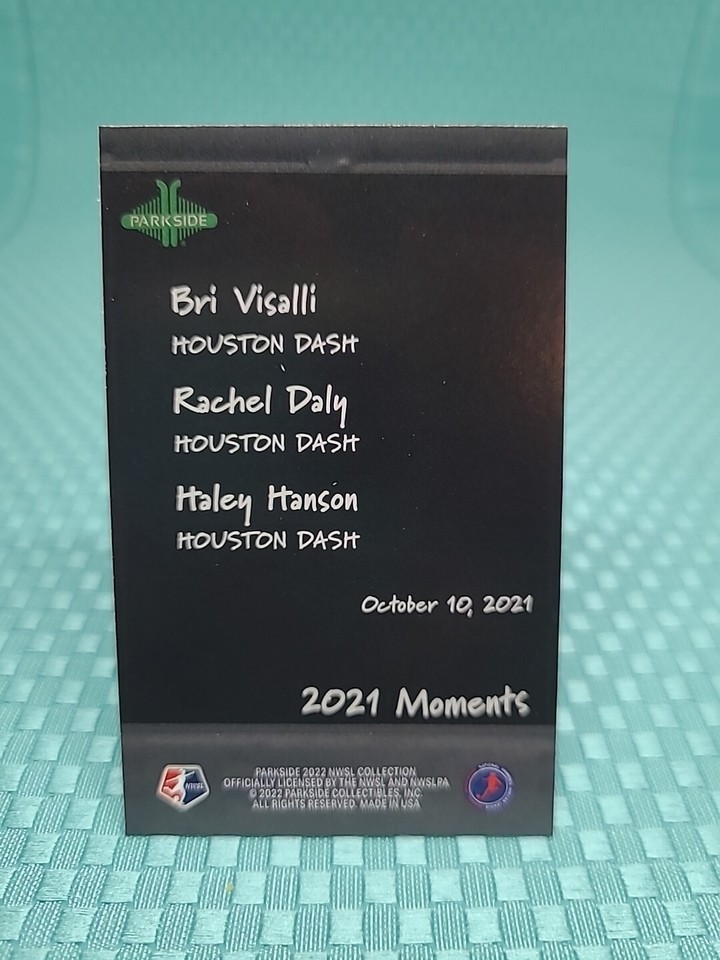 2022 Parkside NWSL 2021 Moments #7 Rachel Daly Haley Hanson Bri Visalli ...